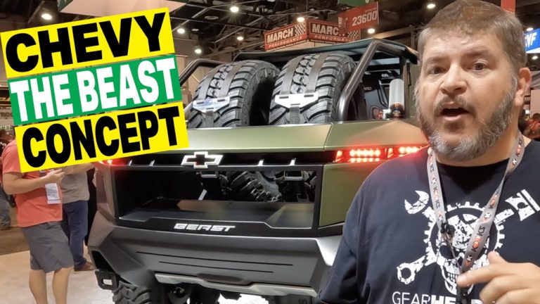 Chevy Beast Concept at SEMA 2021 Chevrolet Booth – RPM Army